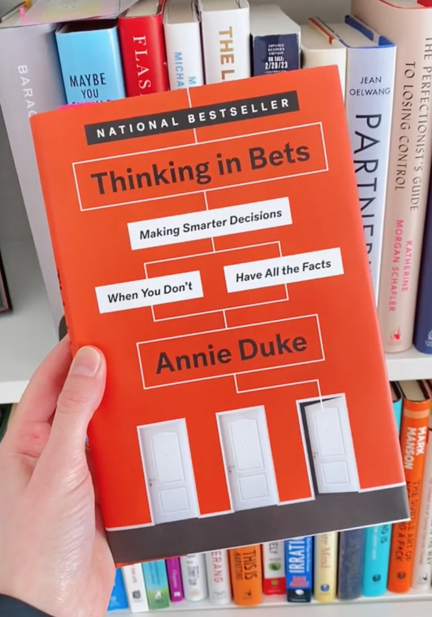 Thinking in Bets by Annie Duke - Nonfiction Chocolate